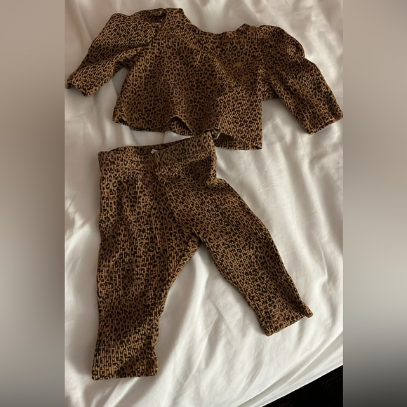 GAP | Matching Sets | 3 Months Baby Girl Cheetah Print Outfit | Poshmark